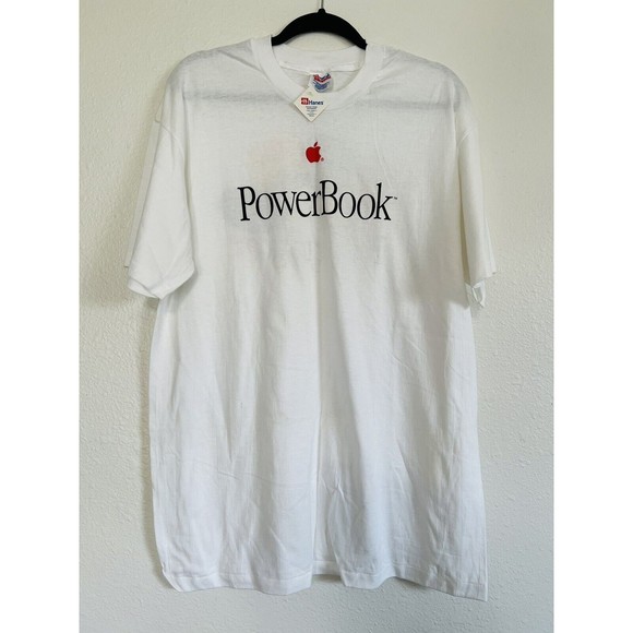 Apple | Shirts | Vintage Apple Macintosh Powerbook White Single Stitch ...
